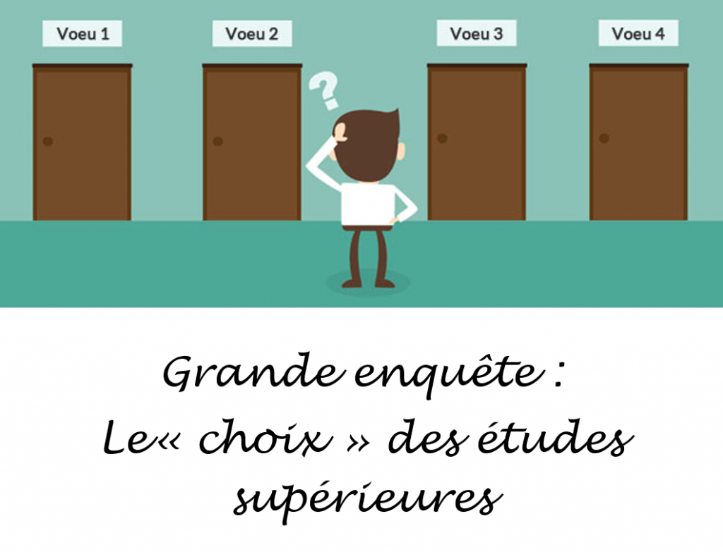 Les résultats de l’enquête 2017-2018 sur « le choix des études ...